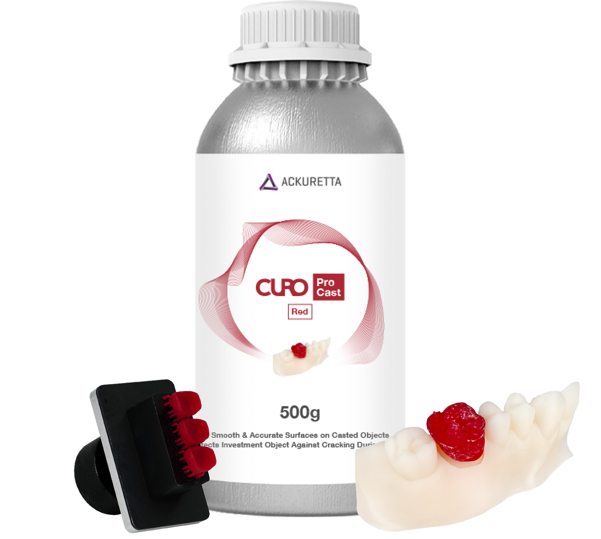 CURO ProCast Resin 500g - Red — Starcona Dental Supply
