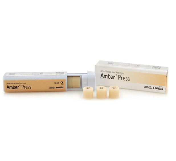 Amber Press Lithium Disilicate-Based Press Ingots — Starcona Dental Supply